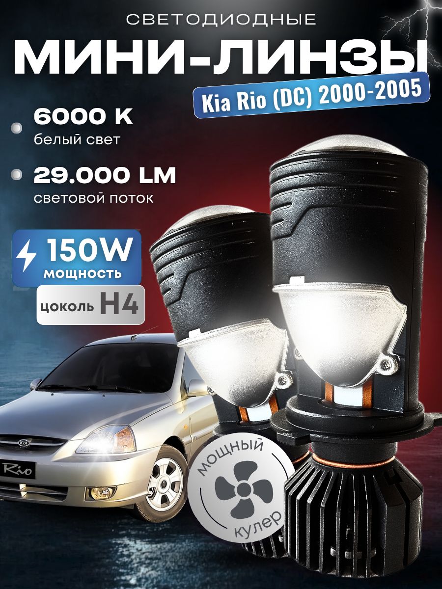 Лампа автомобильная LEDFLY 12 В, 24 В, 2 шт. ML-M5-H4-NEW19 купить c ...