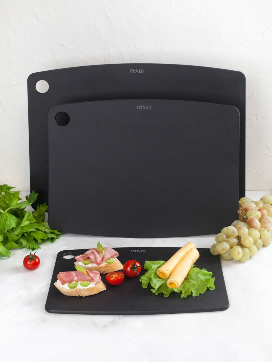 Набор разделочных досок SYBARIS APOLLO Black Set купить на OZON по ...