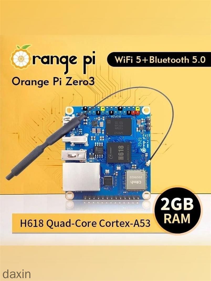 Характеристики Orange Pi Zero 3 2GB RAM DDR4 Allwinner H618 WiFi ...