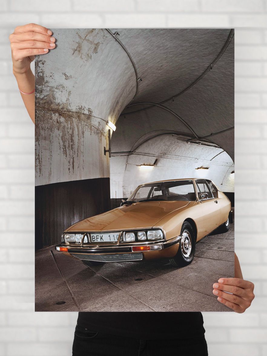 Постер HEAVEN POSTER Транспорт, Дороги Ситроен SM - Citroen SM 1, 84 61 ...