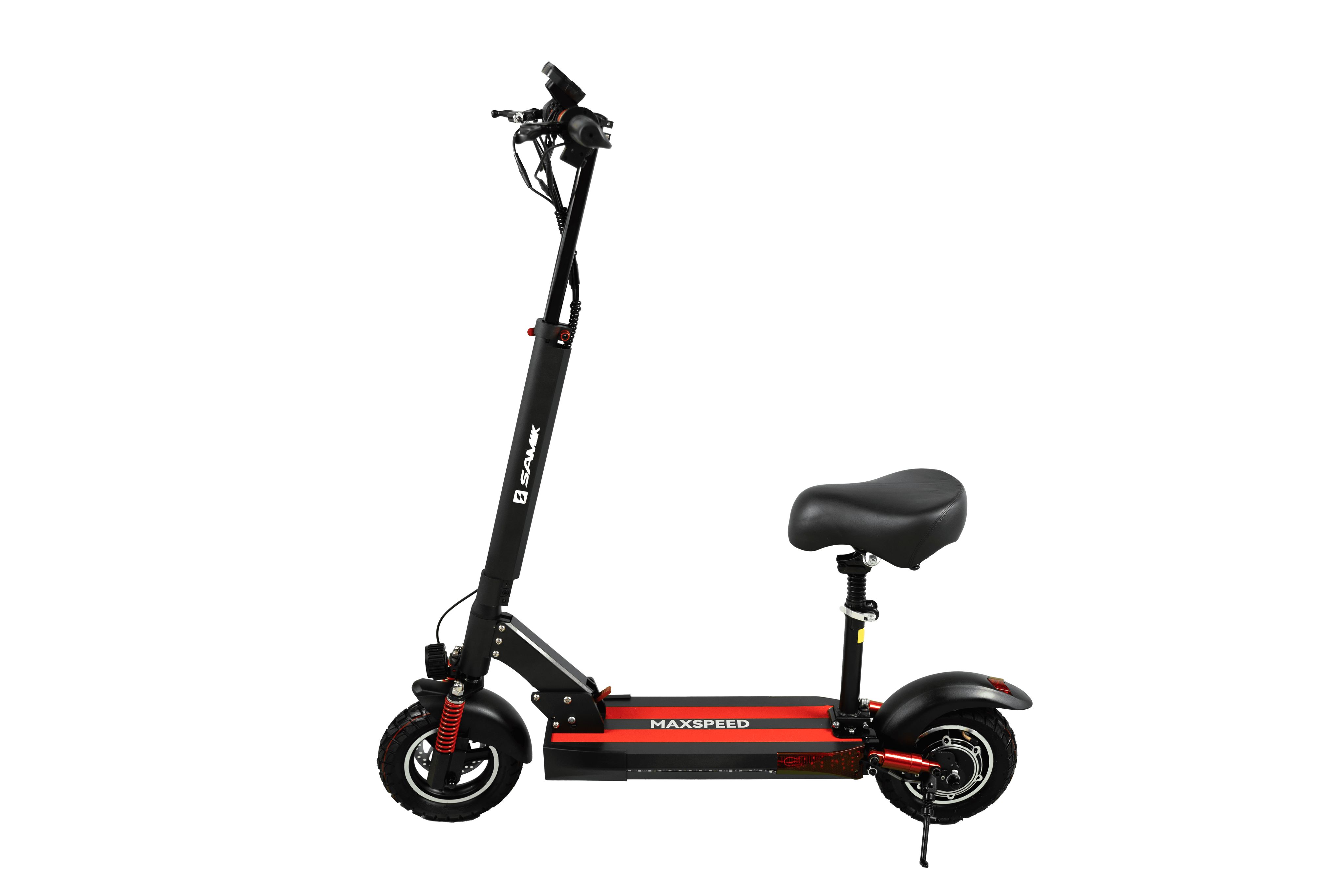 Электросамокат SAMIK Max Speed - 600 вт 11 ач 45 км/ч 30 км городской, складной, мощный замена ...