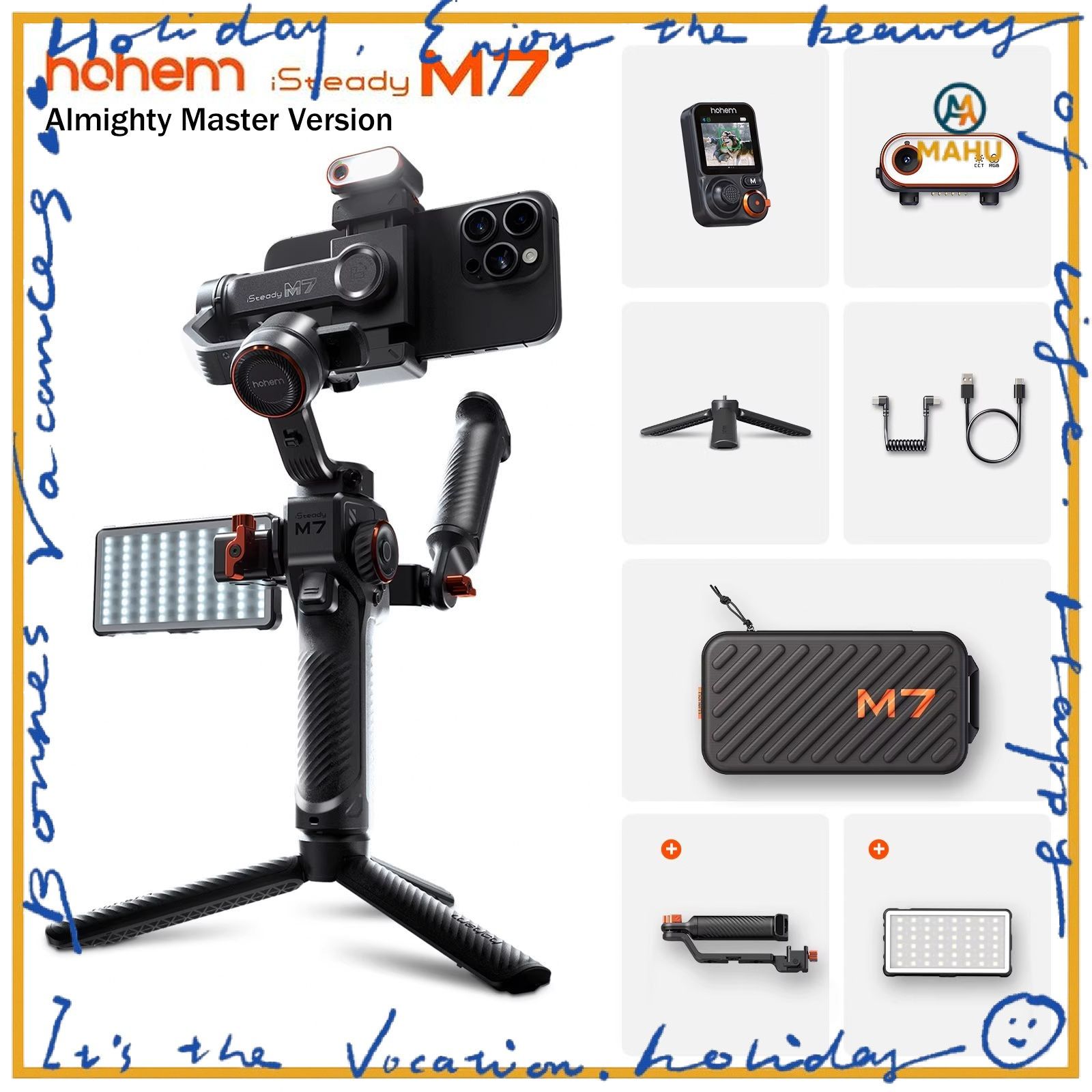Стабилизатор для смартфона Hohem iSteady M7 KIT Almighty Master Version ...