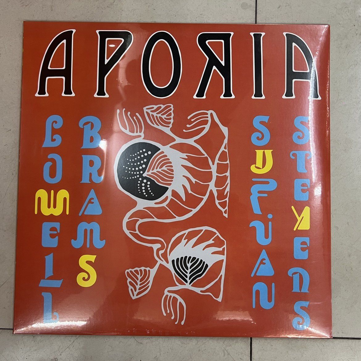 Виниловая пластинка Sufjan Stevens & Lowell Brams Aporia (жёлтый винил ...
