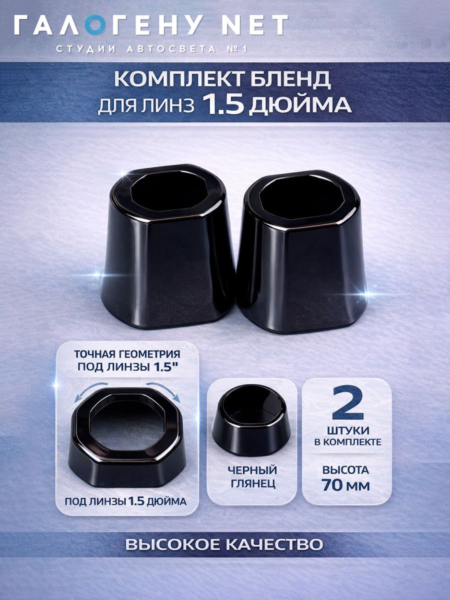 Маска для ксеноновых линз GNX Нет в комплекте Без цоколя 2 Маска для ...