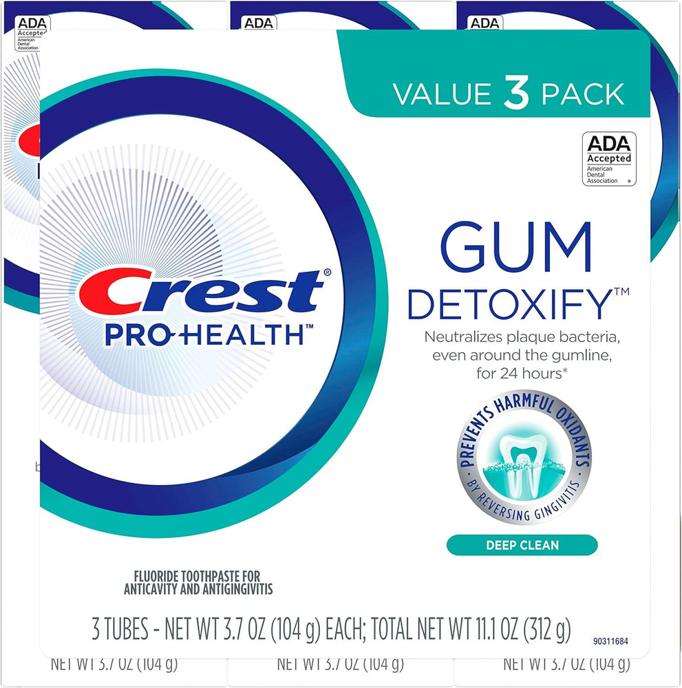 Зубная паста Crest Pro-Health Gum Detoxify Deep Clean New 104 g ...