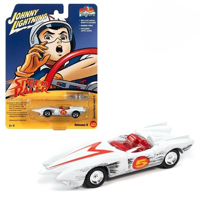 Машинка Johnny Lightning 1/64 JL Speed Racer Mach 5 Die-cast Alloy ...