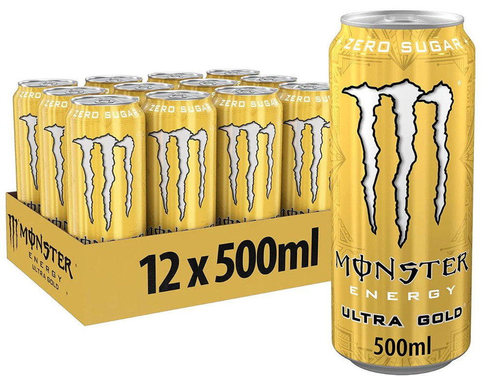 Энергетический напиток Monster Energy Ultra Gold / Монстер Энерджи ...
