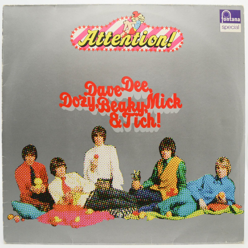 Виниловая плаcтинка Attention! Dave Dee, Dozy, Beaky, Mick & Tich, 1973 - купить с доставкой по ...