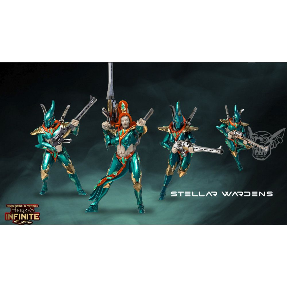 Миниатюра Warhammer 40000. Aeldari. Защитники-Хранители / Guardian ...