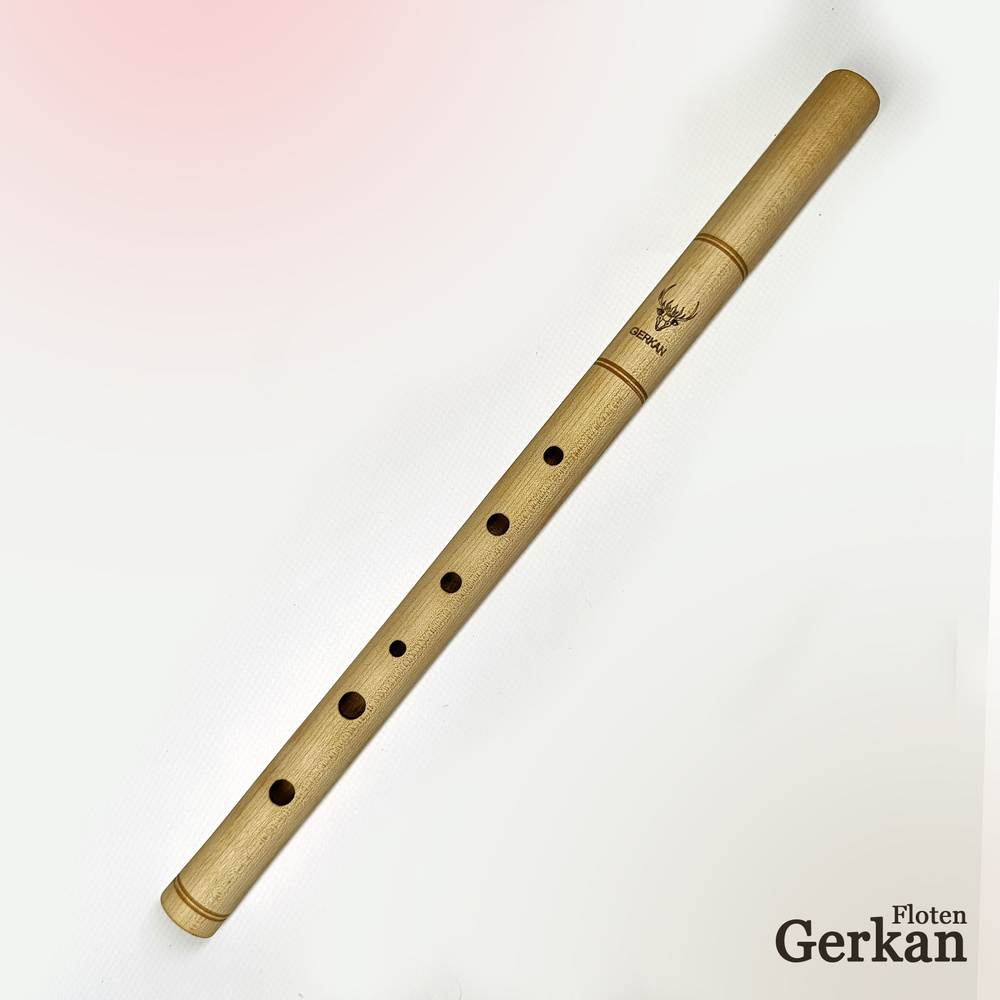 Свирель Си бемоль (Bb) "Gerkan". (Русская флейта) С книгой самоучителем ...