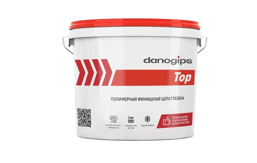 Шпатлевка финишная Danogips Top 3л/3кг купить по низкой цене с доставкой в интернет-магазине ...