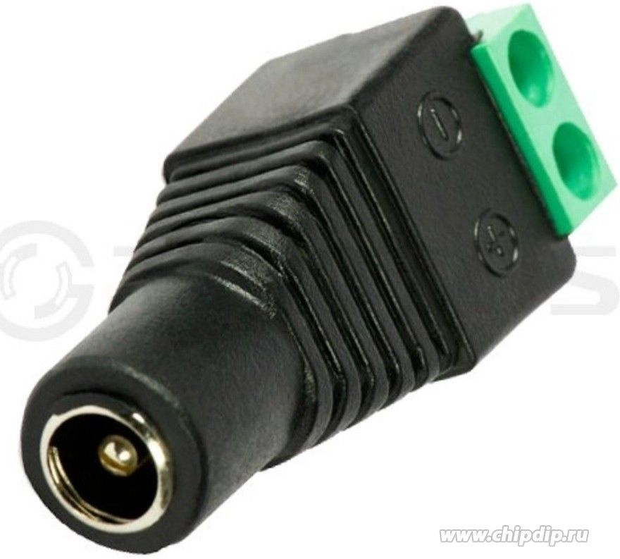 Разъем питания гнездо 2.1х5.5мм с клеммной колодкой REXANT 14-0315 (цена за 5 шт) - купить по ...