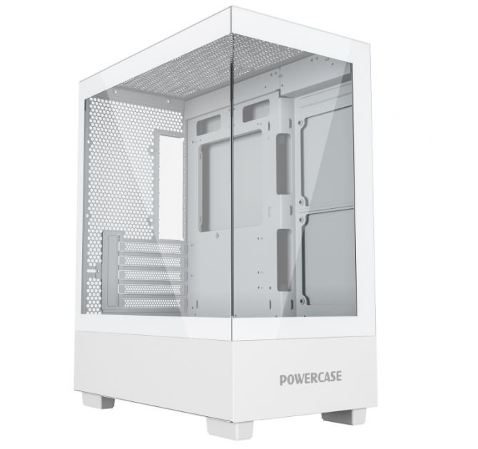 Компьютерный корпус Powercase Vision Micro M White (CVMMW-L0) белый ...
