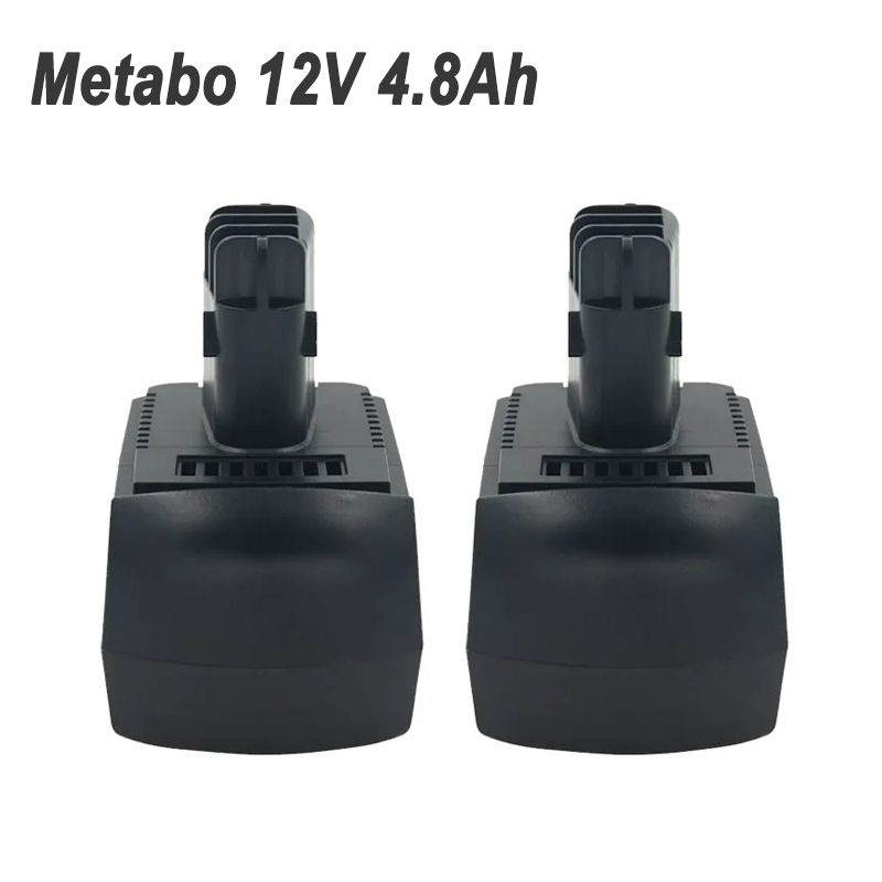 2 Батарея для замены NiMH аккумулятора Metabo 12V 4.8Ah BS12SP BSZ 12 ...