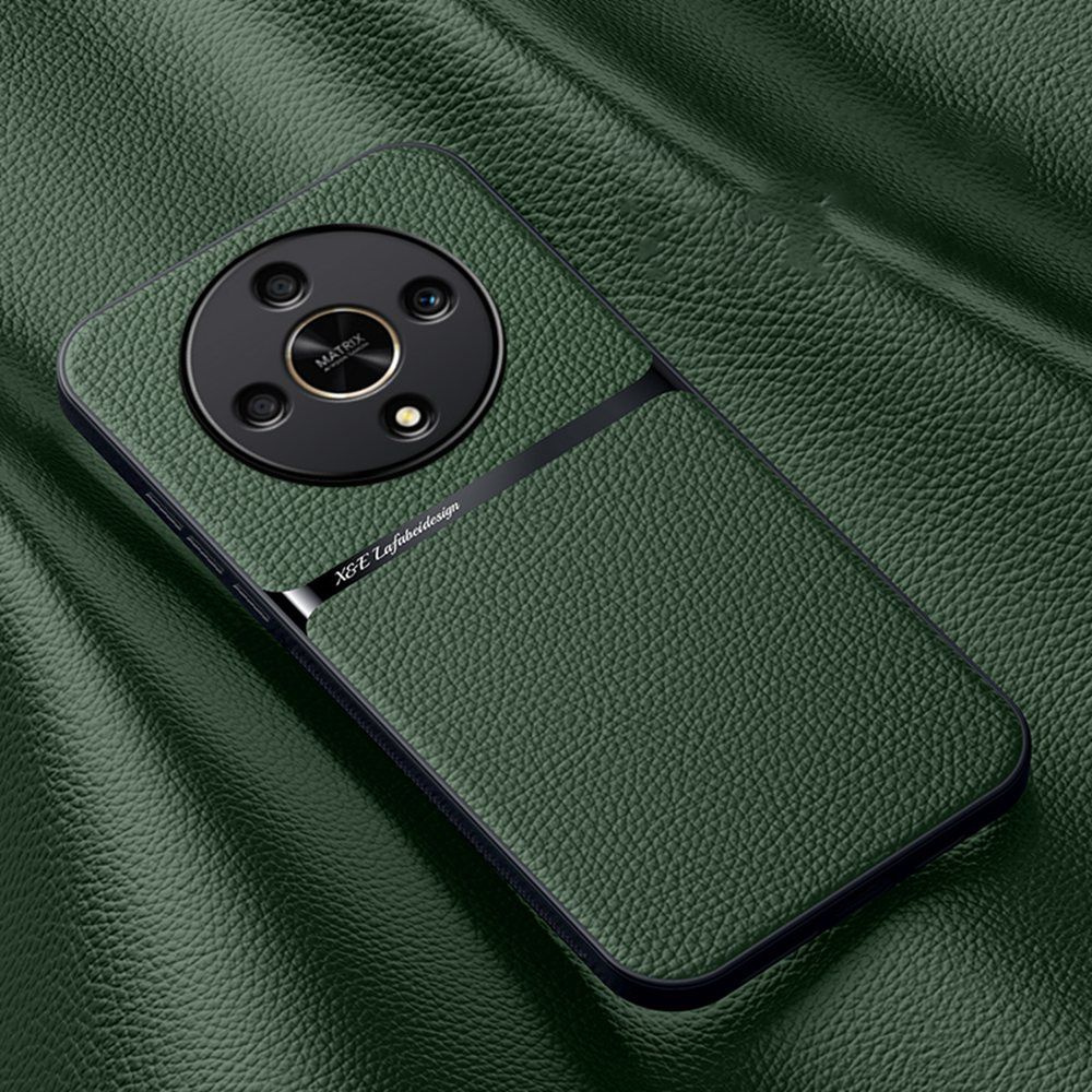 Кожаный чехол для Honor X9b, Поддержка беспроводной зарядки чехол на ...