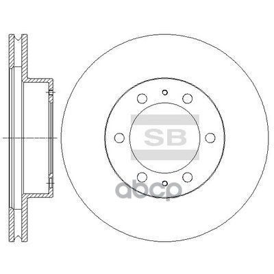 Диск Тормозной Toyota Hilux/4Runner/Fj Cruiser Передний Toyota 43512 ...