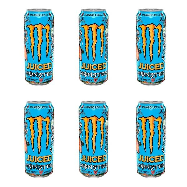 Энергетический напиток Monster Energy Mango Loco, 500 мл x 6 шт ...