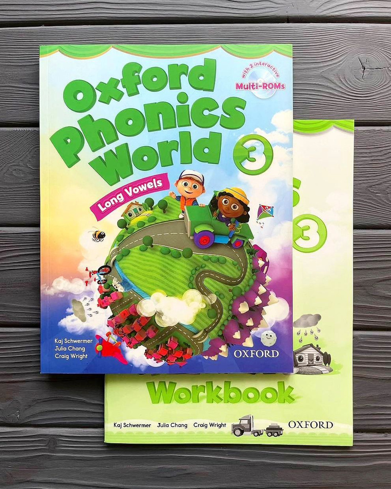 Oxford Phonics World Level 3. Полный комплект. Student Book + Workbook ...