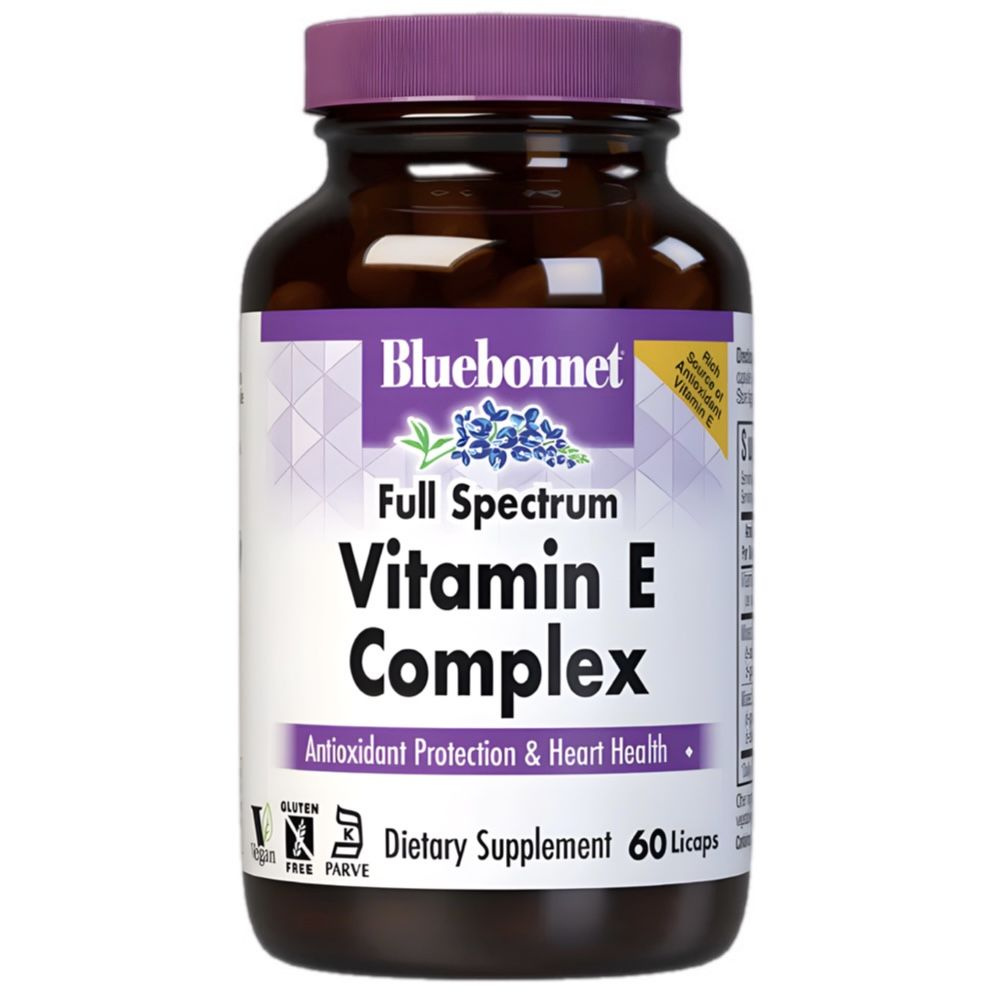 Bluebonnet, Комплекс витамина Е, Vitamin E Complex, 60 капсул - купить ...