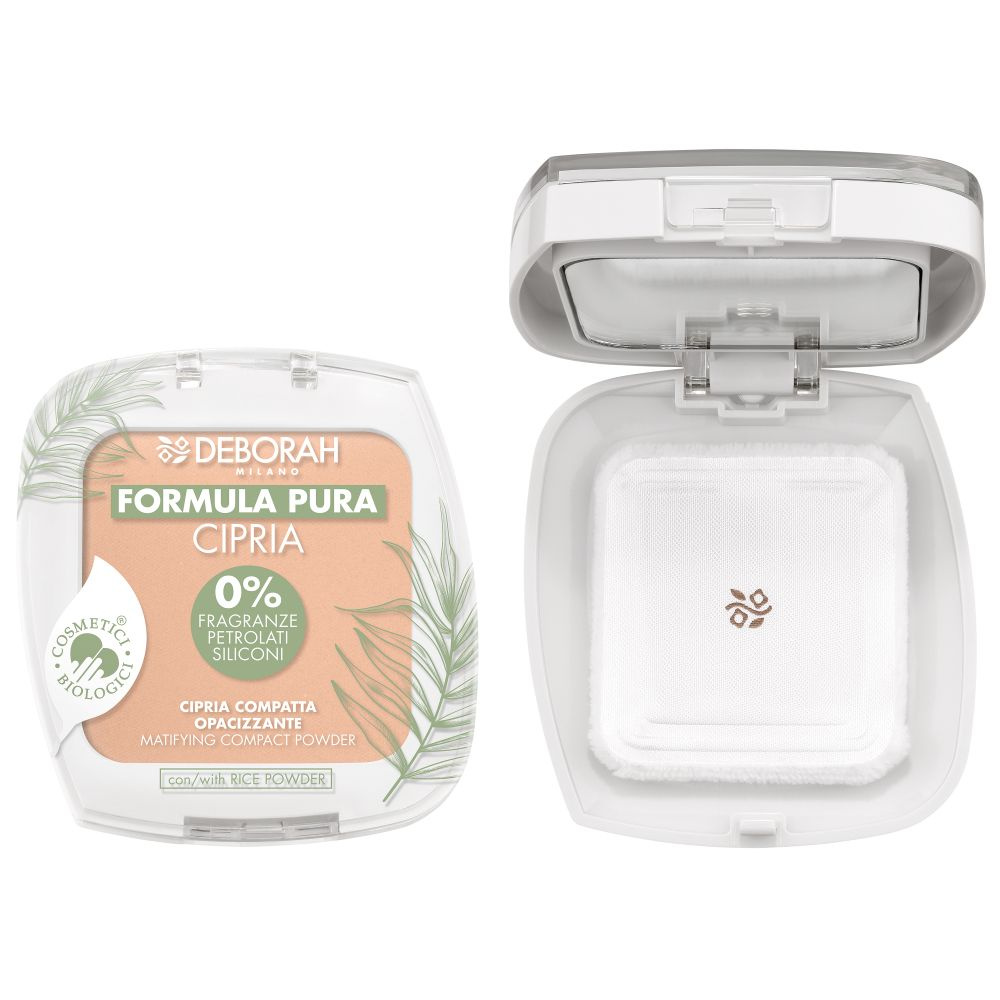 Deborah Milano Пудра для лица матирующая FORMULA PURA MATIFYING COMPACT ...