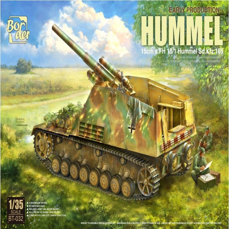 Border Model BT-032 1/35 Немецкий Sd.Kfz.165 Hummel Ранние Модель танка ...