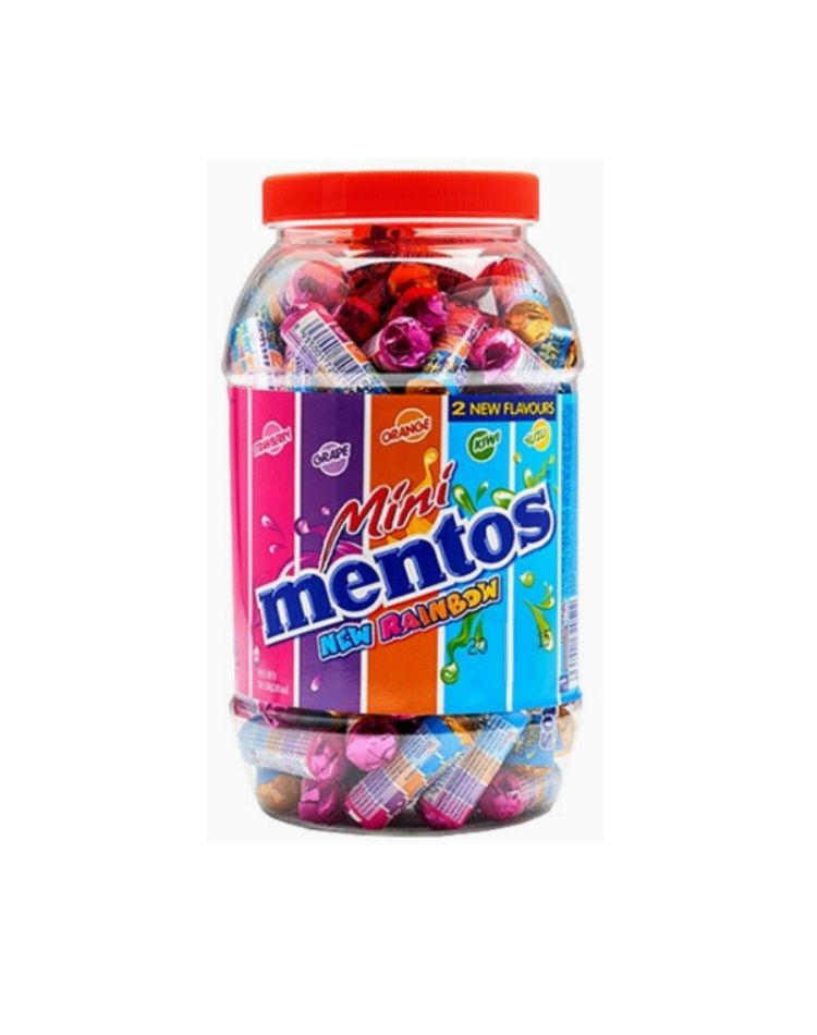 Жевательная конфеты Mentos Mini New Rainbow, 1000 гр - купить с ...