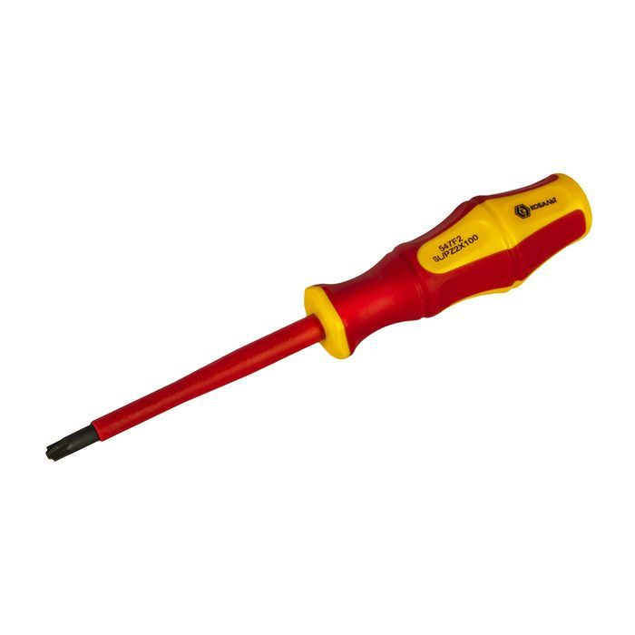 Отвертка крестовая диэлектрическая FL/PZ 2 х 100мм, ULTRA GRIP, CR-V ...