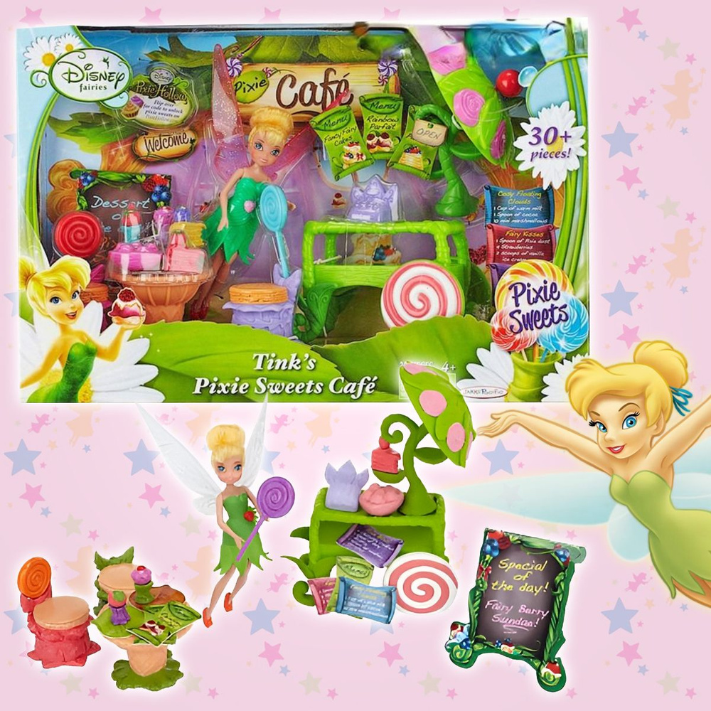 Игровой набор Кафе феи Динь-Динь Pixie Sweets Cafe Disney Fairies ...