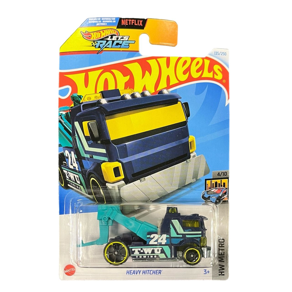 Hot Wheels металлическая машинка, коллекционная в масштабе 1:64 HEAVY ...