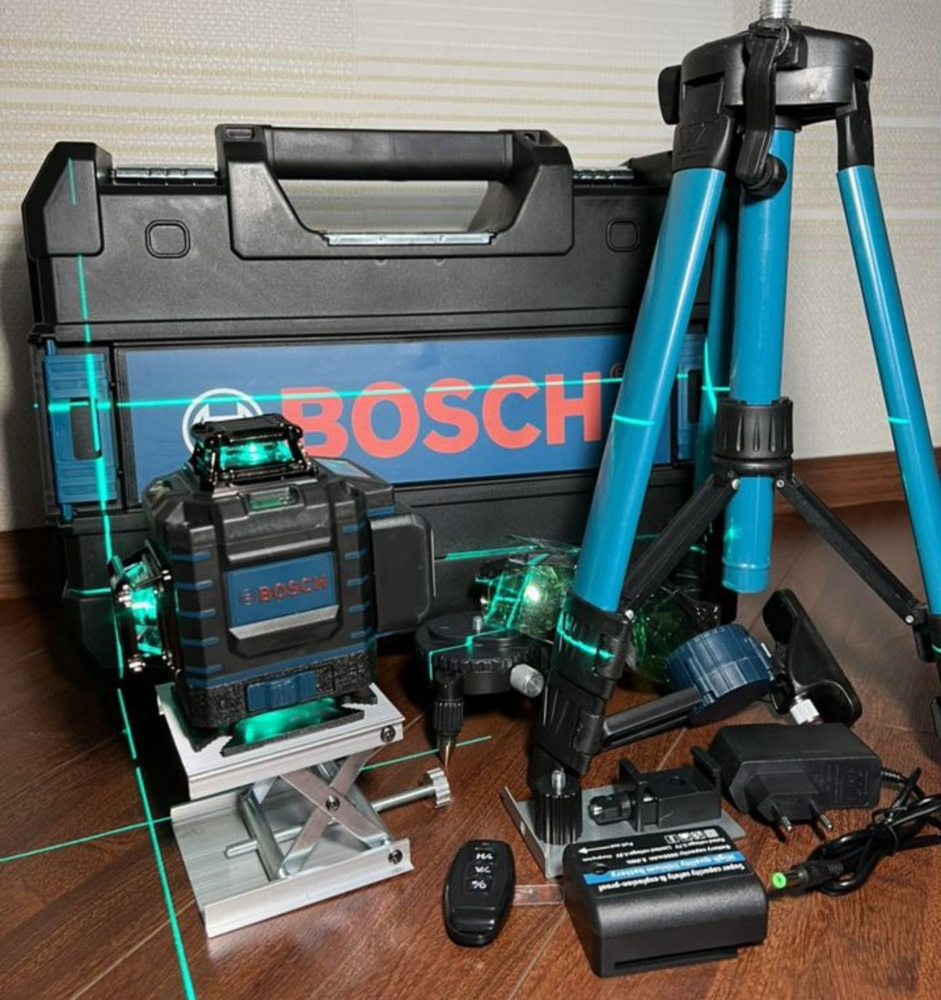 Купить Лазерный уровень Bosch / Нивелир, 16 лучей с пультом управления ...
