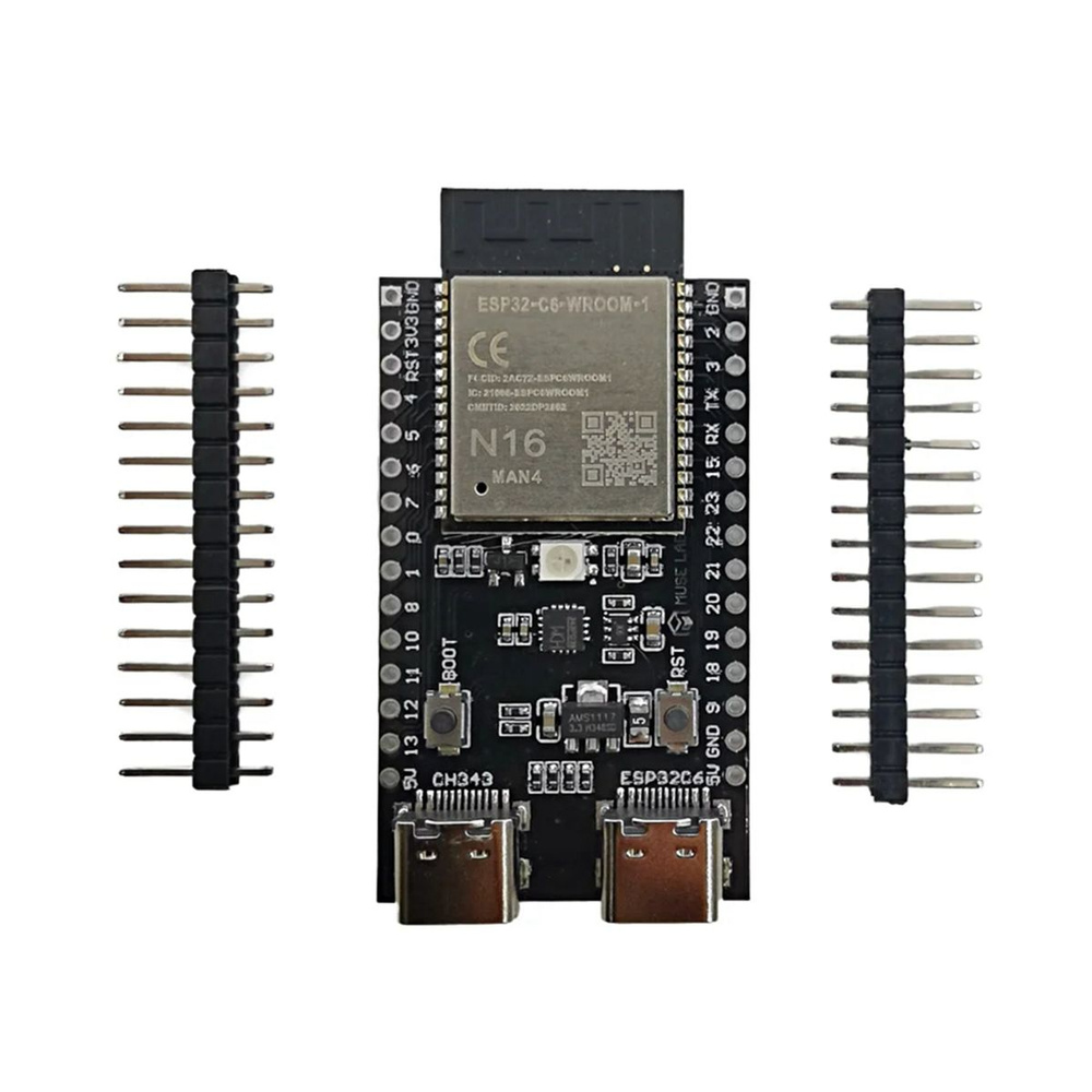 Esp32 C6 Devkit N16r2 Esp32 C6 16 МБ Flash Esp32 Wifibluetooth Интернет вещей Esp Development