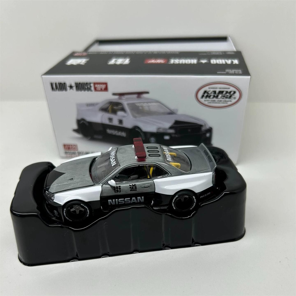 Машинка KAIDO HOUSE Mini Gt 1/64 KHMG120 Nissan Skyline GTR R34 Kaido ...