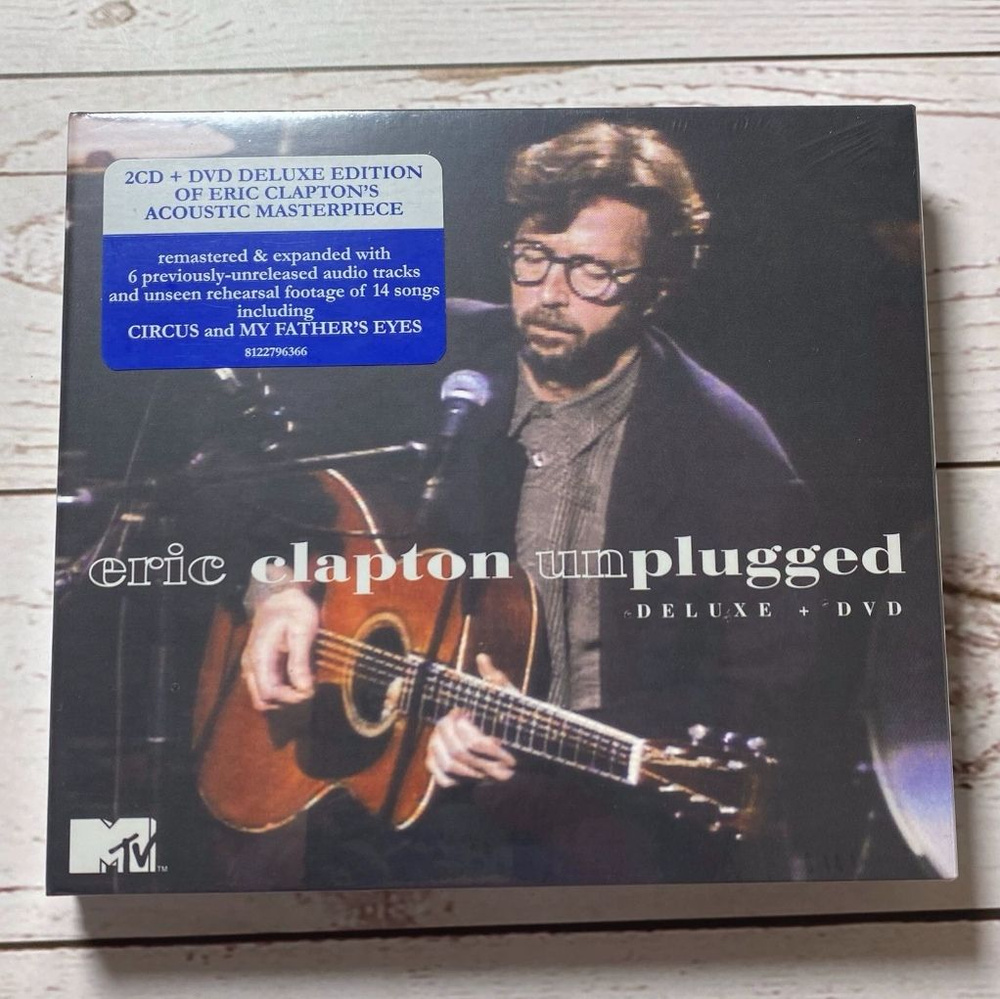 CD, DVD Eric Clapton Unplugged 2CD+DVD,Высококачественный музыкальный ...
