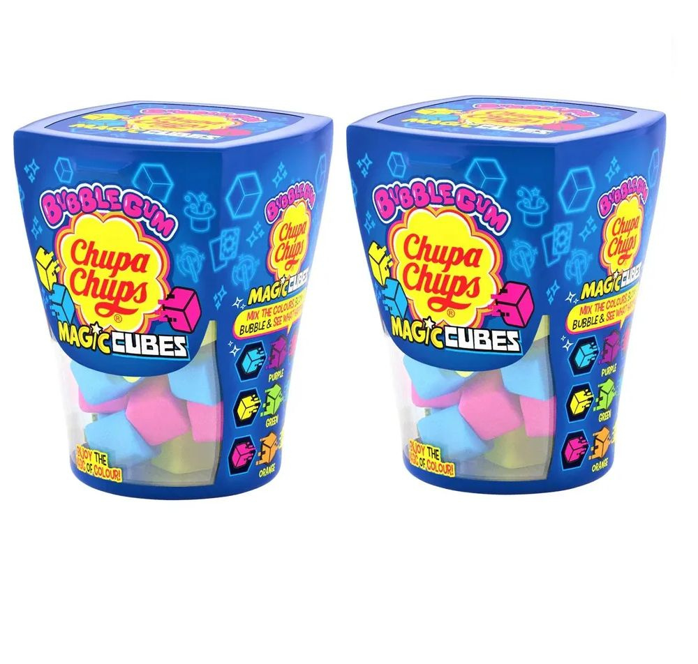 Жевательная резинка Chupa Chups Magic Cubes, 2 шт по 86 гр купить на ...