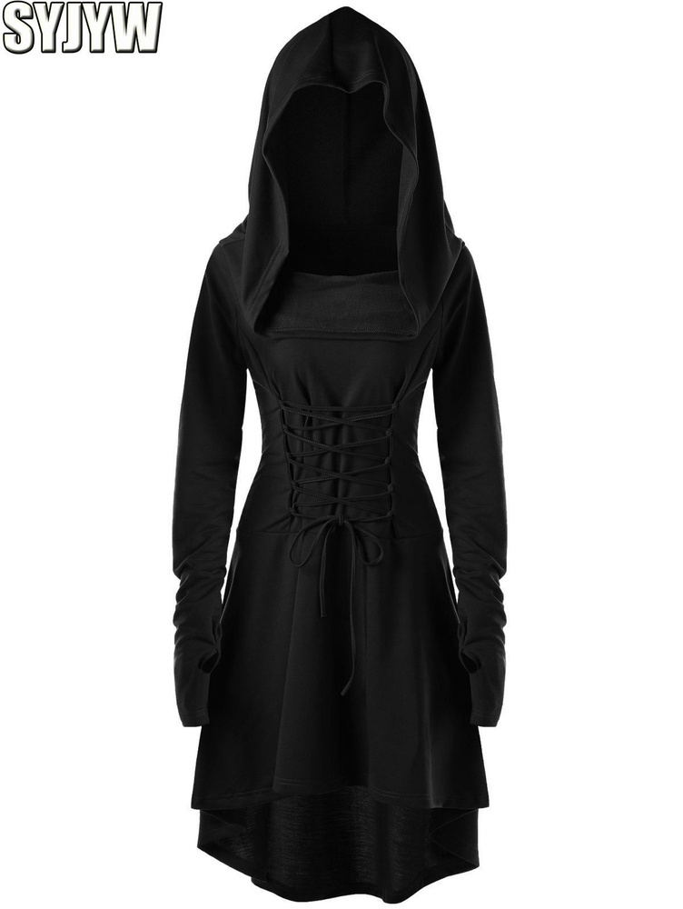 Платье карнавальное Женский SYJYW черный, размер 46 Полиэфирное волокно Китай купить c доставкой ...