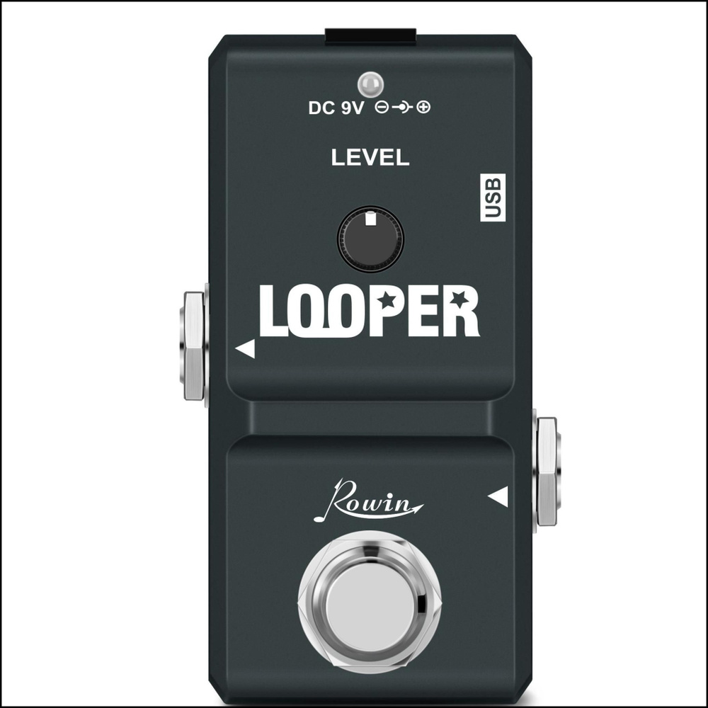 Rowin LN-332 48K Looper Электрогитарный эффект циклическая педаль 10 - минутный цикл ...