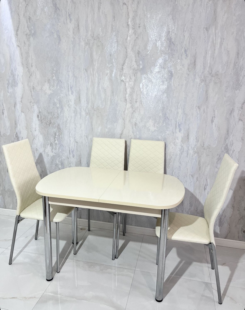 Обеденная группа , Кухонный Стол и Стулья комплект купить на OZON по ...