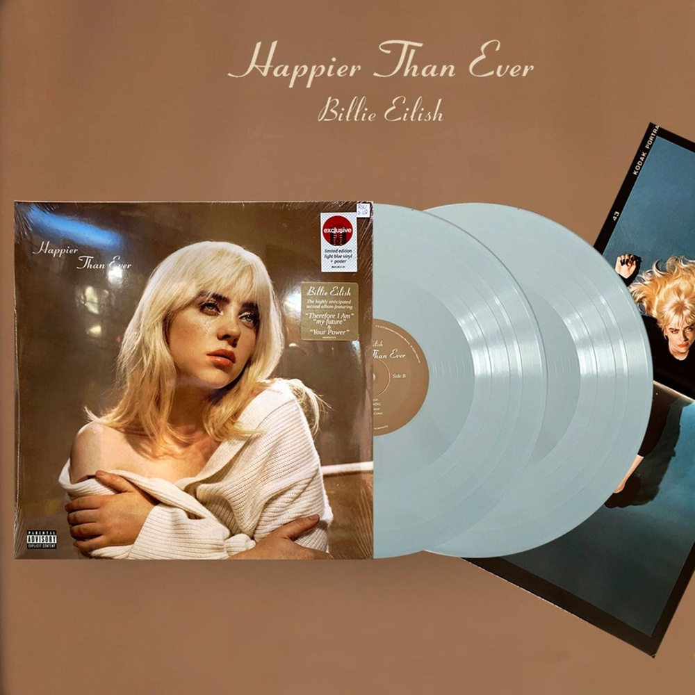 Виниловая Пластинка Billie Eilish - Happier Than Ever 2 x Vinyl, Album ...