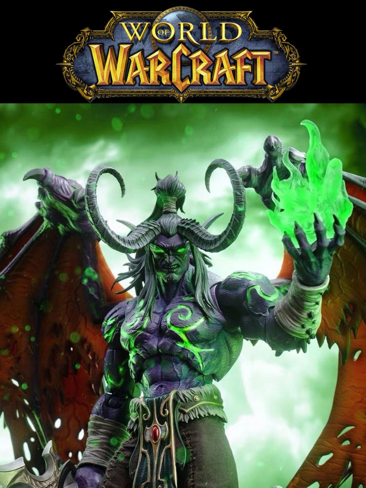 HOTTOYS Фигурка Варкрафт Иллидан / Warcraft Demon Form Illidan Stormrage, Heroes of the Storm ...