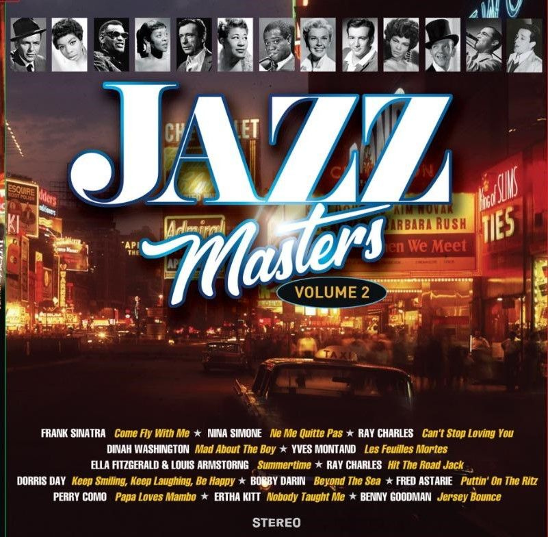 Jazz Masters Volume 2 Виниловая пластинка LP Frank Sinatra, Ray Cahrles, Nina Simone, Ella ...