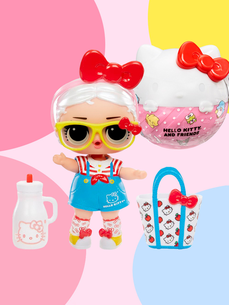 LOL Surprise! Loves Hello Kitty and Friends 7 Сюрпризов, 8 кукол ...