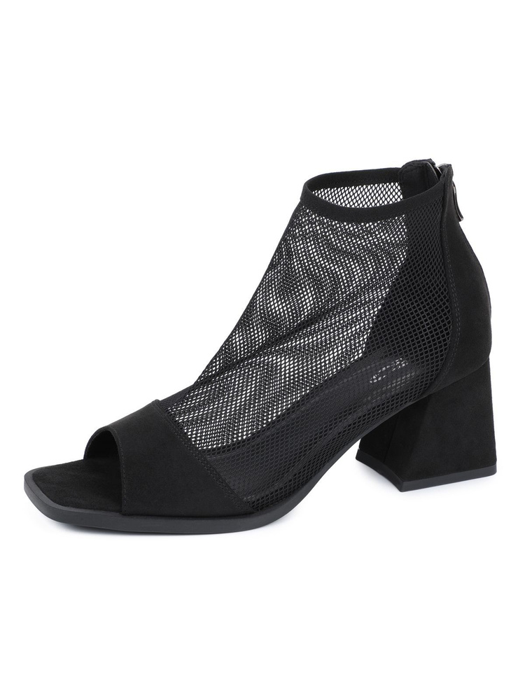 Босоножки Женский Kari Стандартный средний (до 9 см) Текстиль, Микрофибра, размер 37 ...