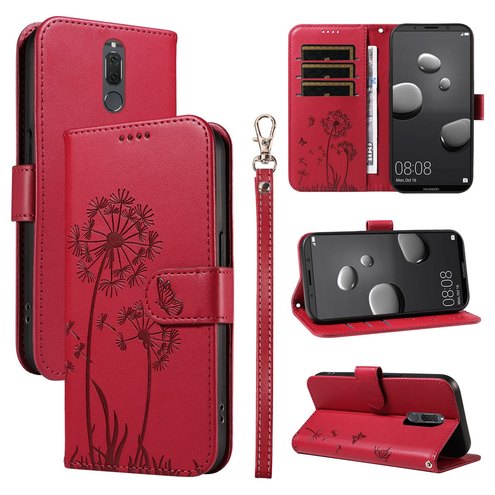 Кожаный с визитницей чехол для Huawei Mate 10 Lite (RNE-L21, RNE-L22 ...