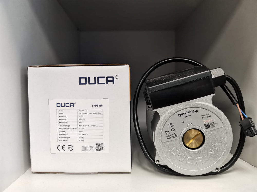 Голова циркуляционного насоса DUCA NP 15-6 для Navien Deluxe S вращение против часовой купить на ...