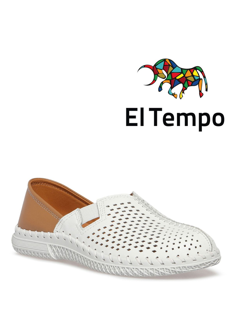 Ботинки полуботинки Женский El Tempo белый, размер 40 Лето 6 Без ...