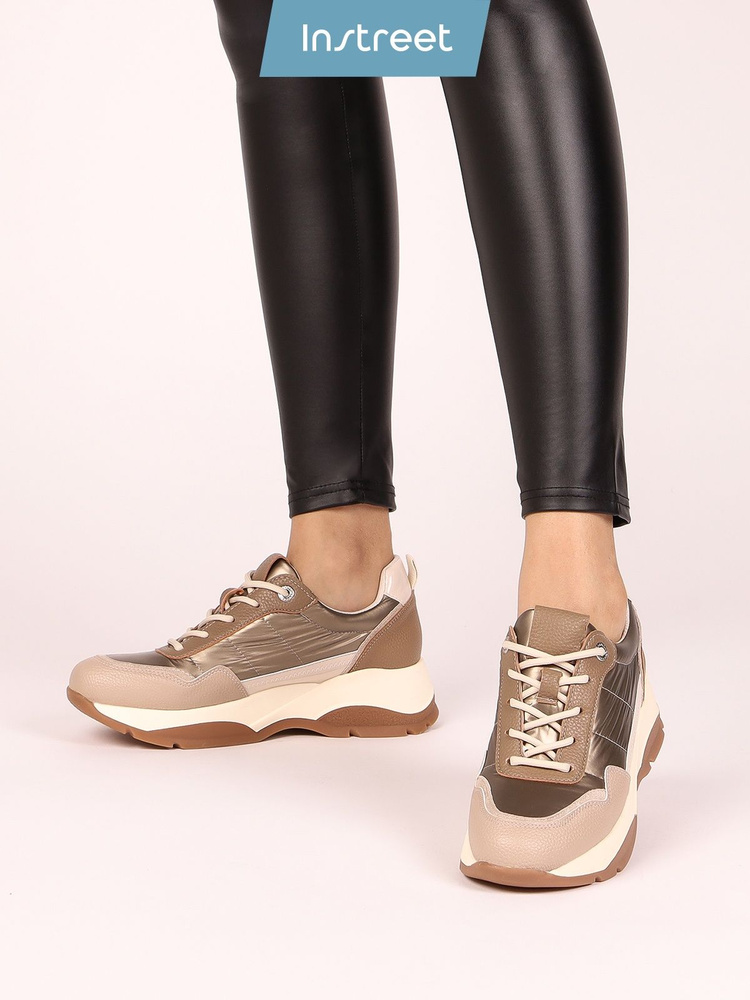 Кроссовки Женский Instreet Искусственная кожа, размер 38 5 Демисезон ...