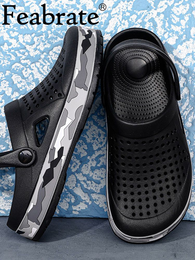 Сабо Мужской, Мальчики Feabrate EVA W (широкая), размер 41 Водоотталкивающая пропитка Без ...