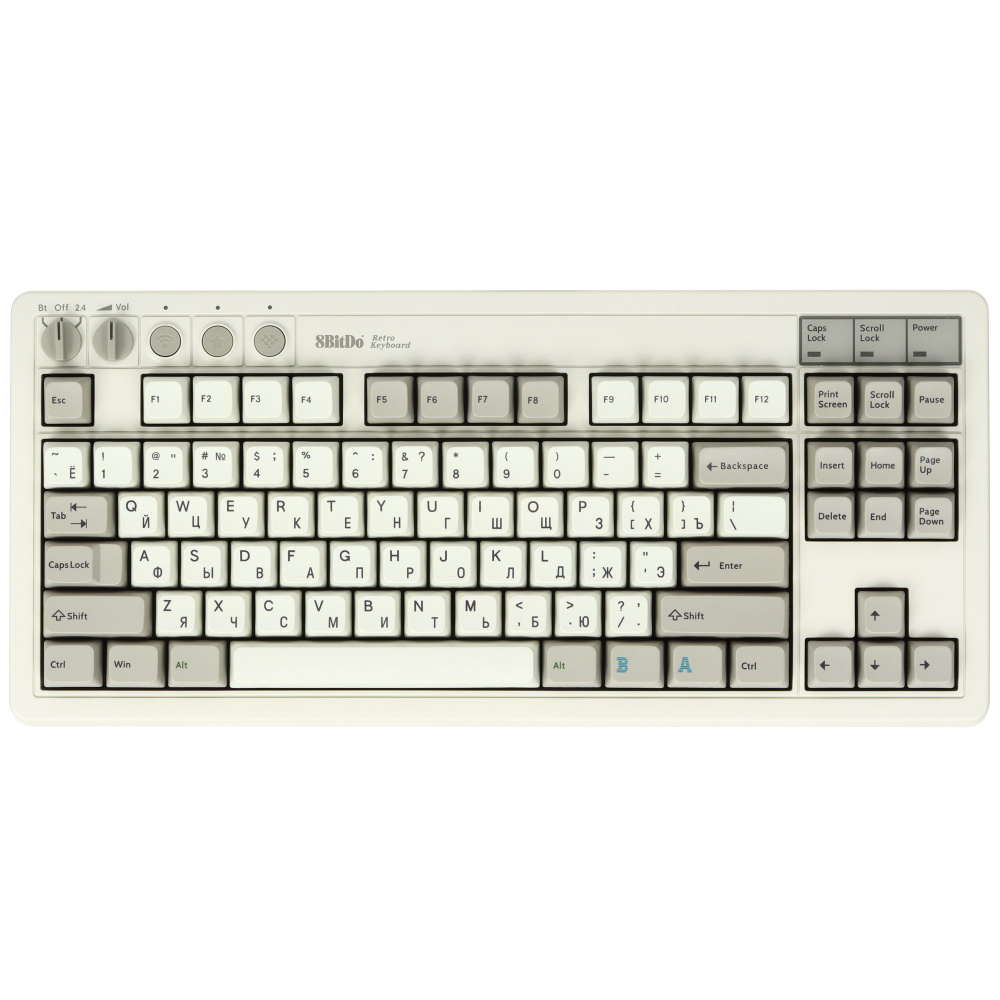Клавиатура проводная + беспроводная 8BitDo Retro Mechanical Keyboard - M Edition купить на OZON ...
