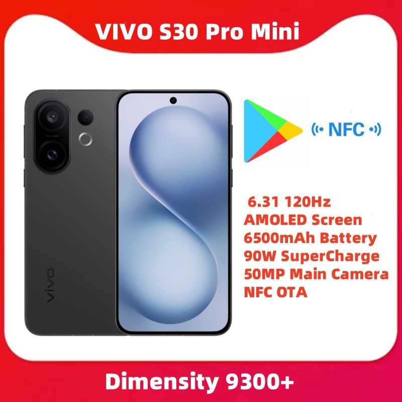 Смартфон vivo s30 pro mini 512 ГБ 16 ГБ Черный 6.31 OLED/AMOLED vivo s30 mini купить c доставкой ...