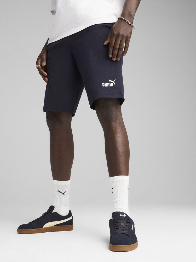 Шорты PUMA ESS No. 1 Logo Jersey Shorts 10'', мужские, спортивные ...